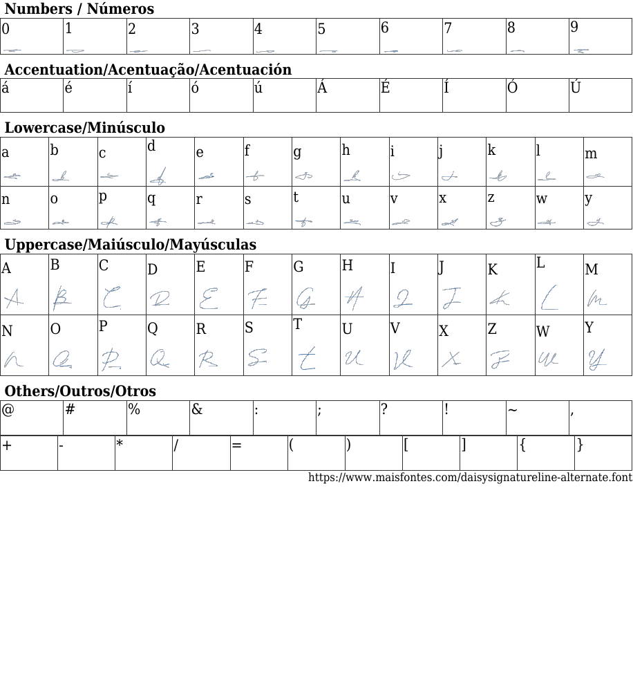 Daisy Signature Line Alternate: Free Font Download | MaisFontes