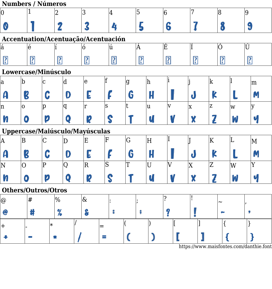 Danthie: Baixar Fonte Grátis | MaisFontes