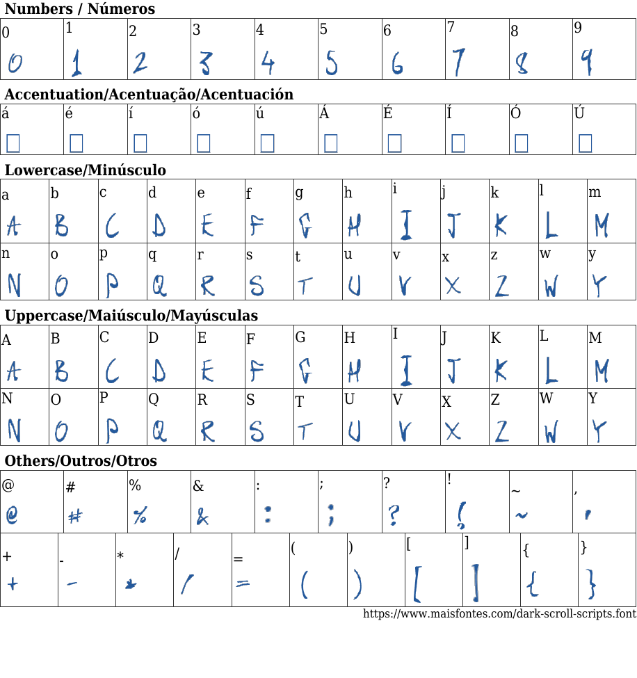 Dark Scroll Scripts: Free Font Download | MaisFontes