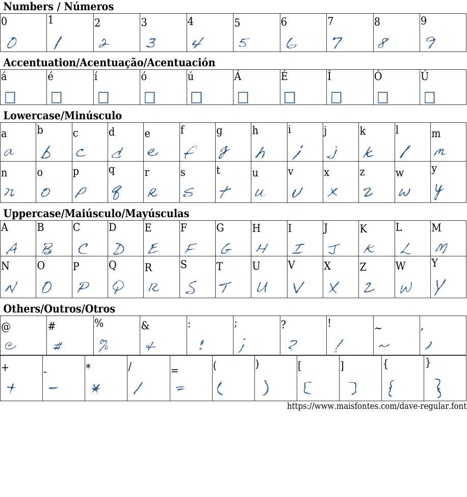 Dave Regular: Free Font Download | MaisFontes