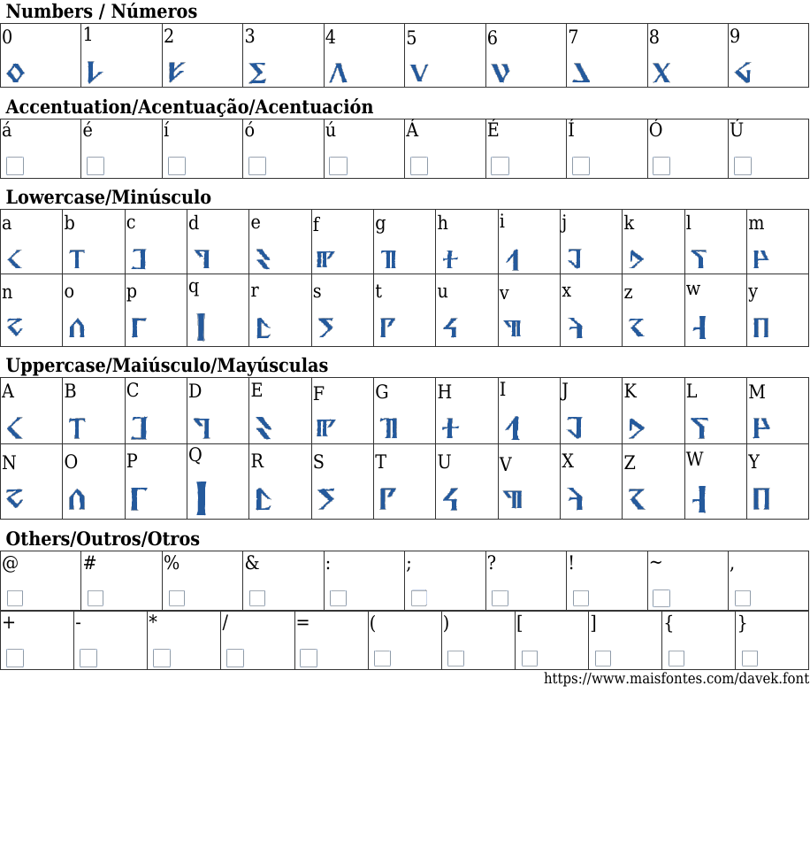 Davek: Free Font Download | MaisFontes