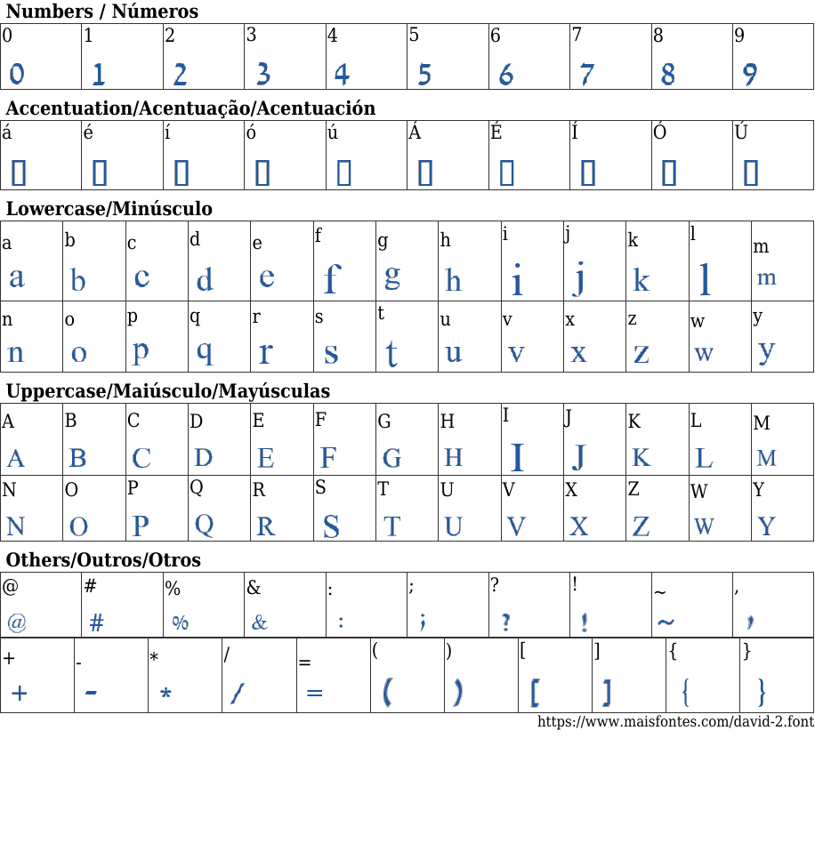 David Font: Free Download | MaisFontes