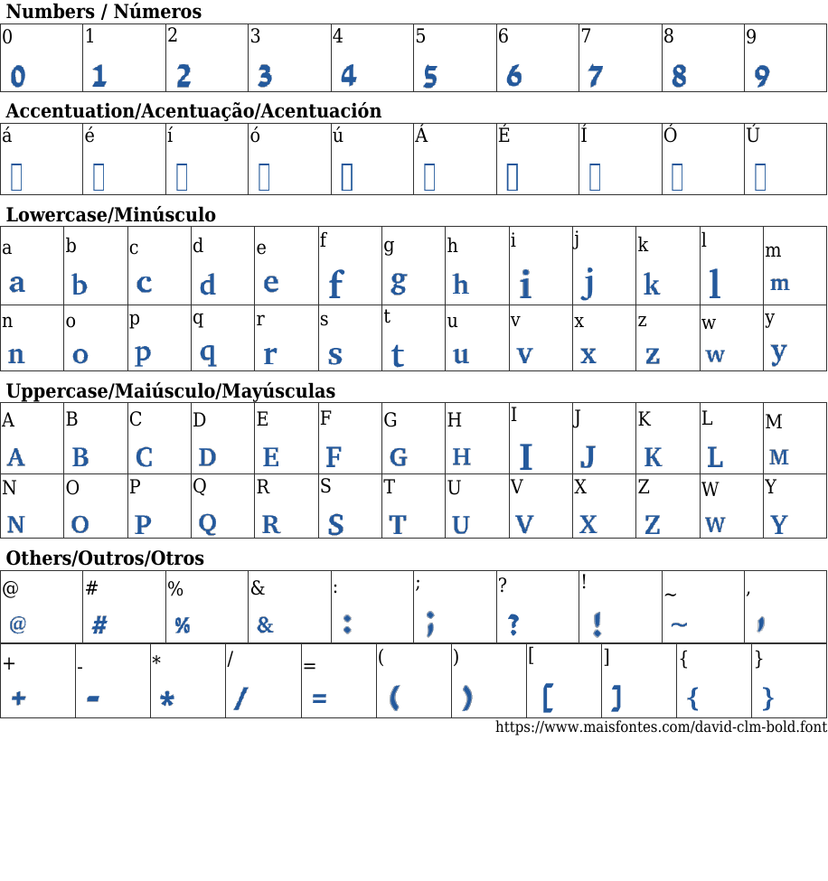 David CLM Bold: Free Font Download | MaisFontes