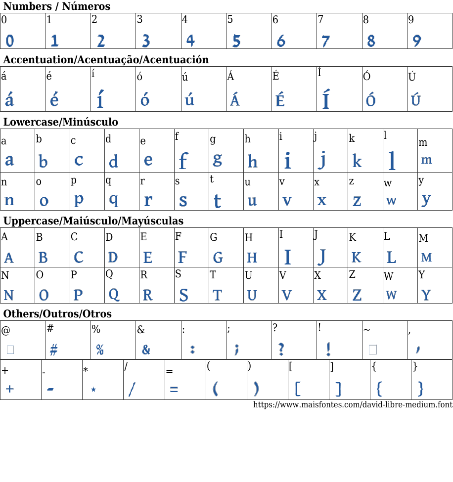 David Libre Medium: Baixar Fonte Grátis | MaisFontes