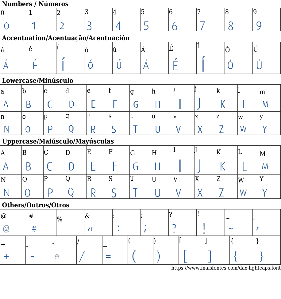 Dax Light Caps: Free Font Download | MaisFontes