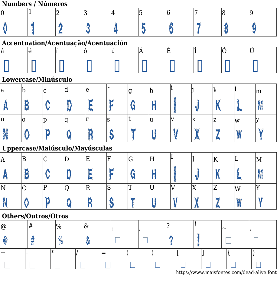 Dead Alive: Free Font Download | MaisFontes