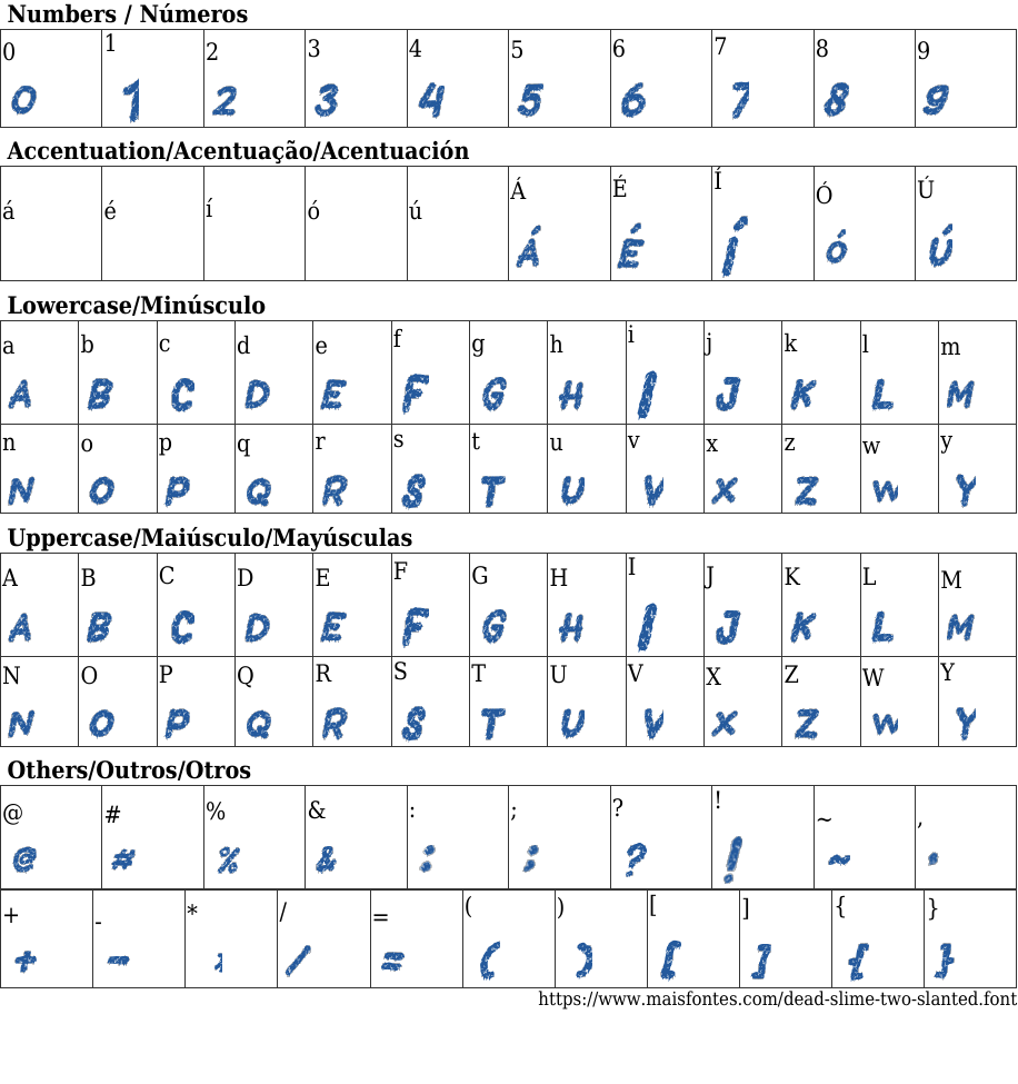 Dead Slime TWO Slanted: Baixar Fonte Grátis | MaisFontes