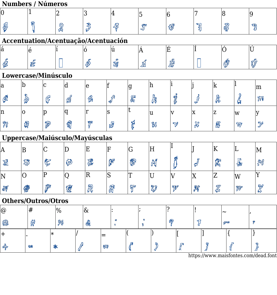 DEAD Font: Free Download | MaisFontes