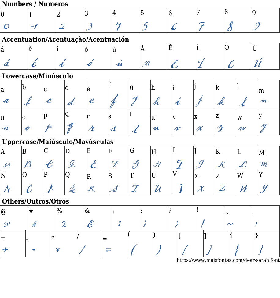 Dear Sarah: Download Free Font | MaisFontes