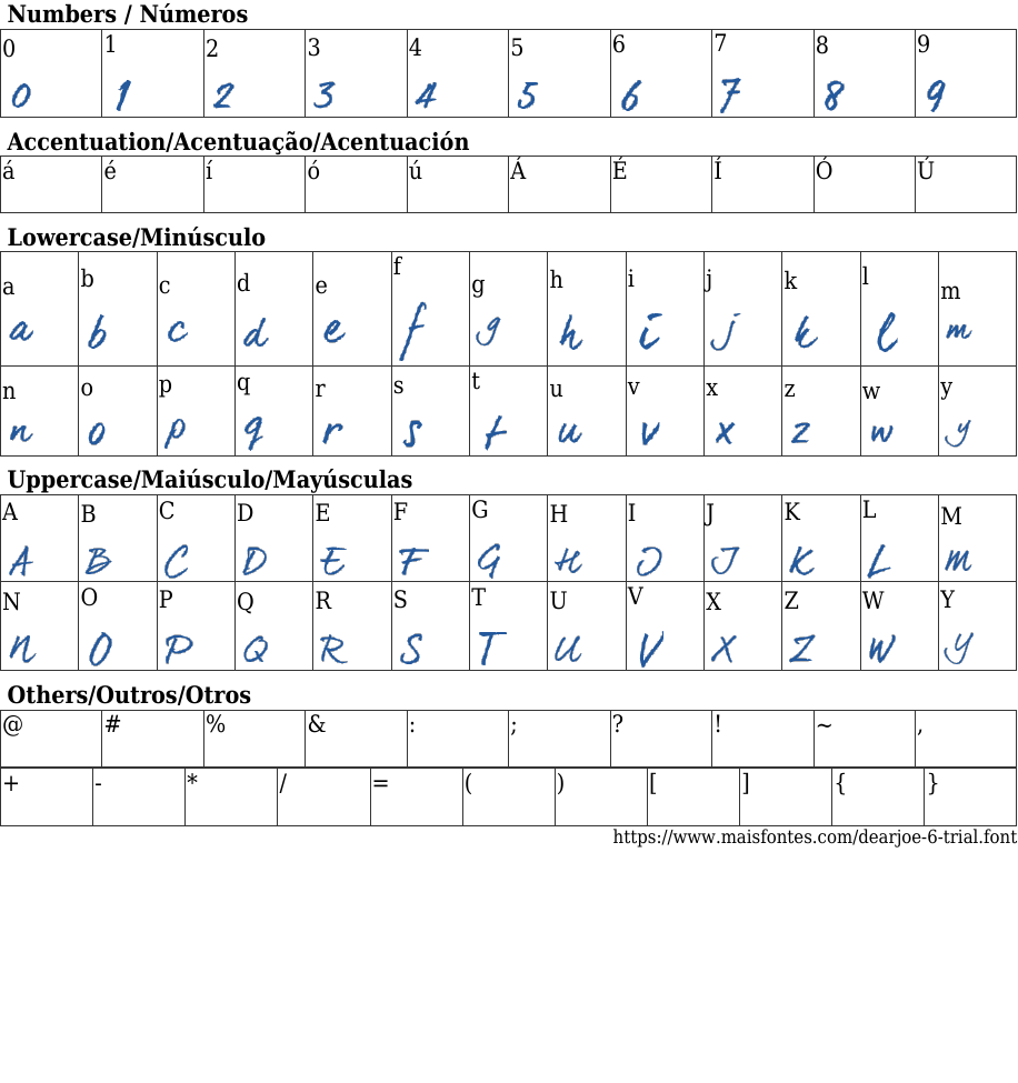 Dear Joe 06: Free Font Download | MaisFontes