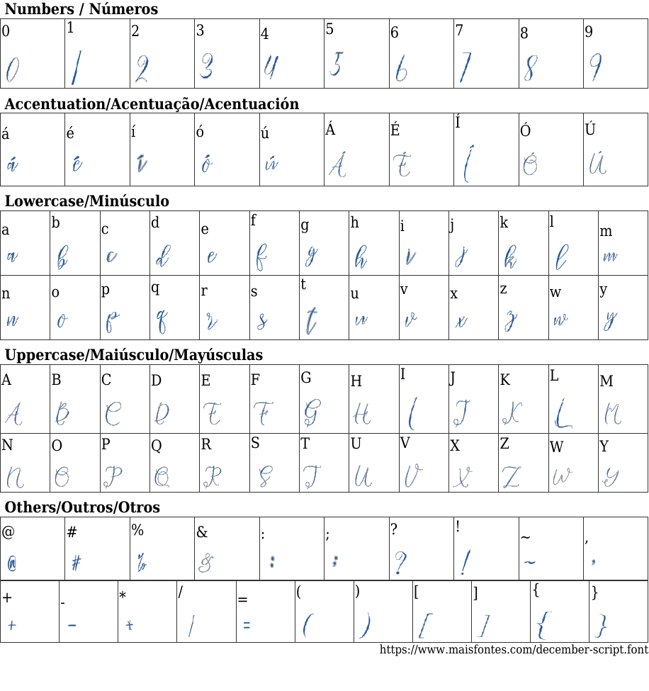 December Script: Free Font Download | MaisFontes