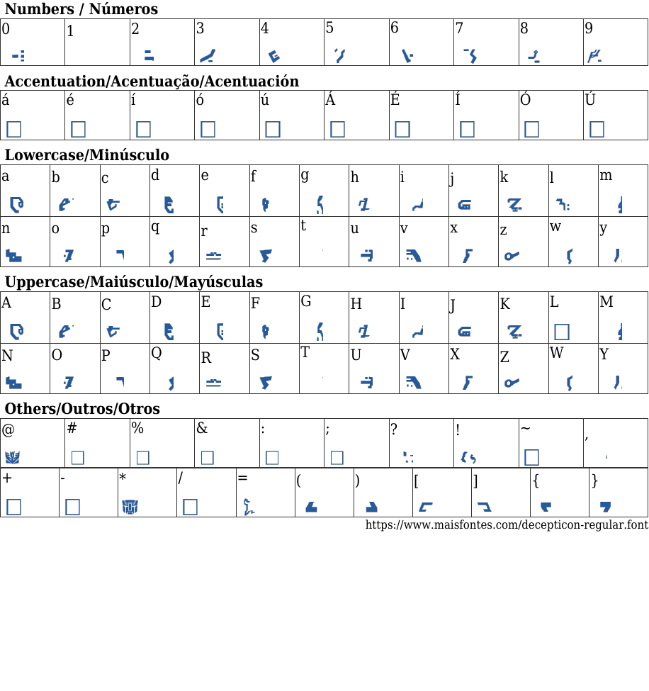 Decepticon Regular: Baixar Fonte Grátis | MaisFontes