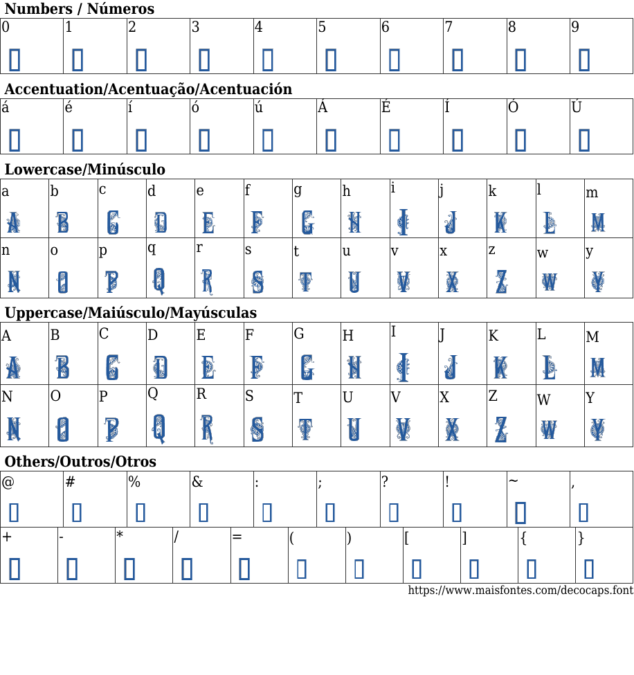 DecoCaps: Baixar Fonte Grátis | MaisFontes