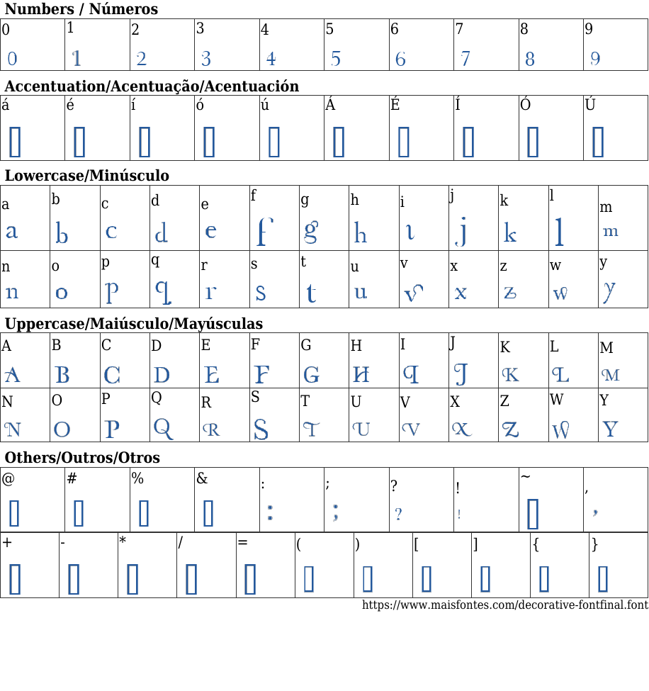 Decorative Final: Free Font Download | MaisFontes