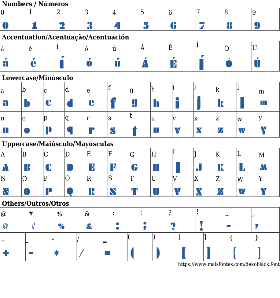 Deko Black: Free Font Download | MaisFontes