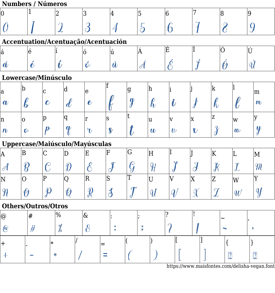Delisha Vegan: Baixar Fonte Grátis | MaisFontes