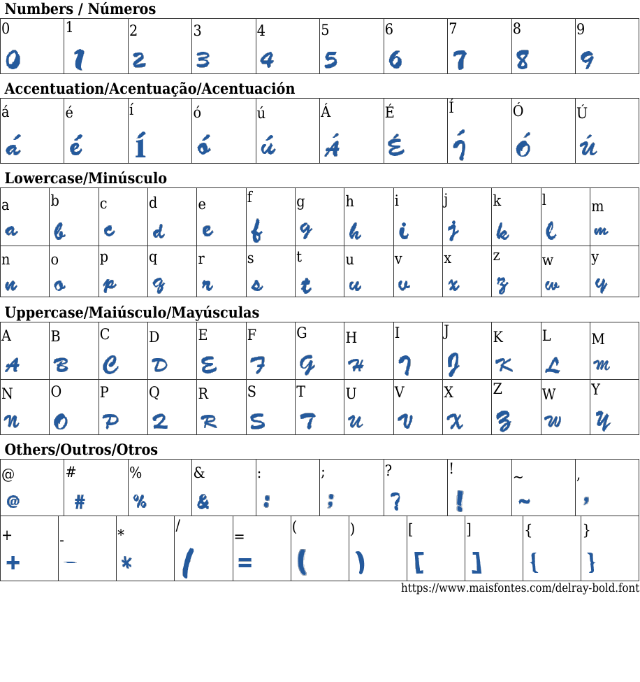 Delray Bold: Free Font Download | MaisFontes