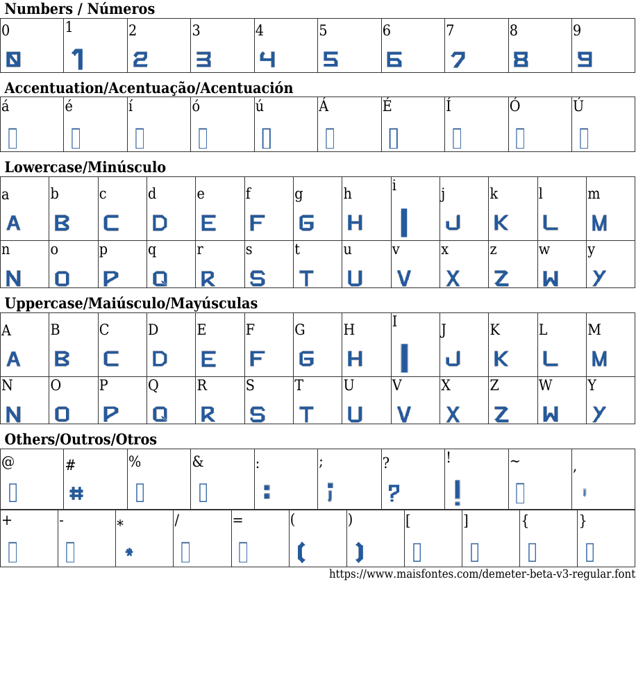 Demeter V3 Regular: Free Font Download | MaisFontes