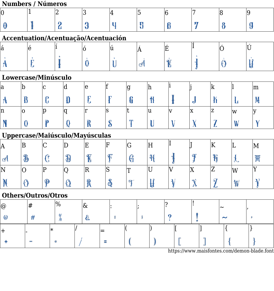 Demon Blade: Baixar Fonte Grátis | MaisFontes