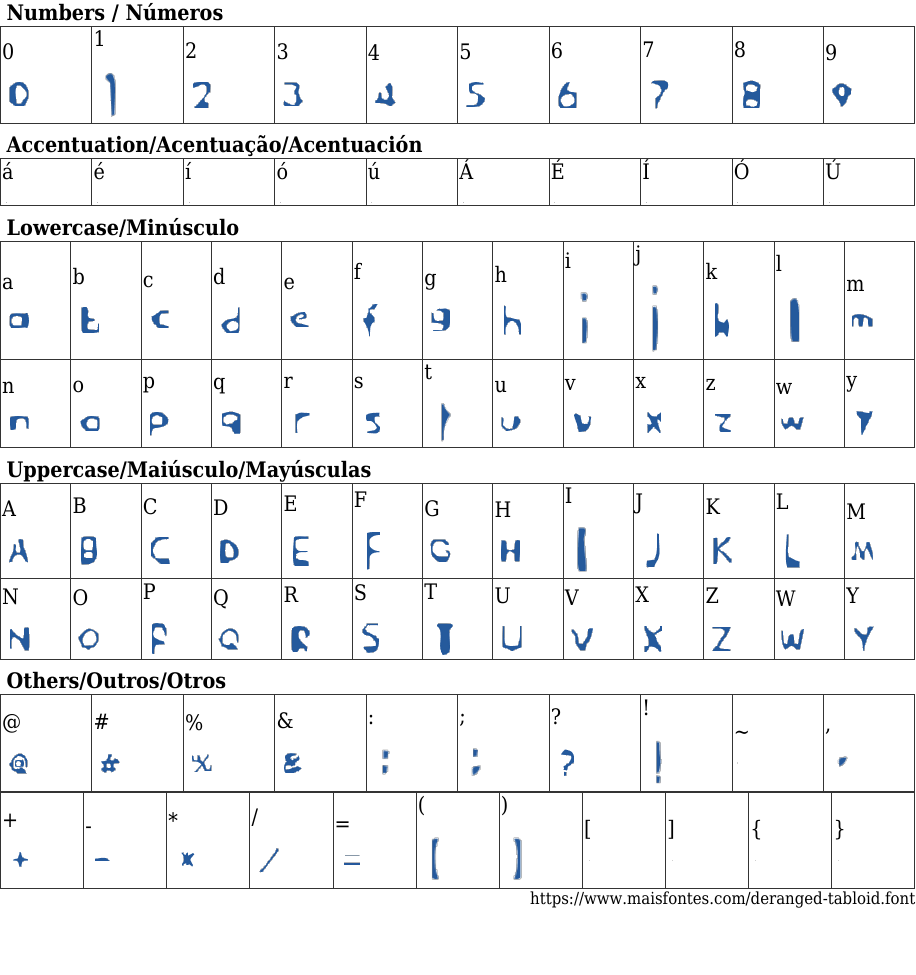 Deranged Tabloid Font: Free Download | MaisFontes