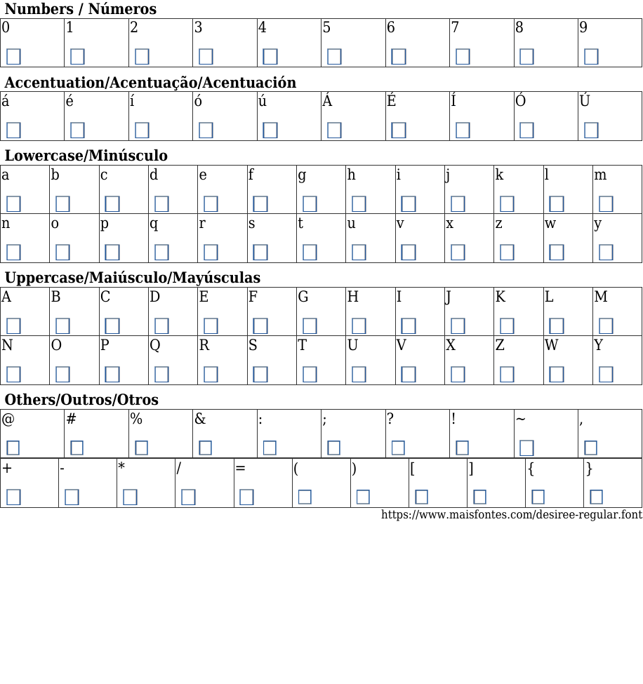 DESIREE Regular: Free Font Download | MaisFontes