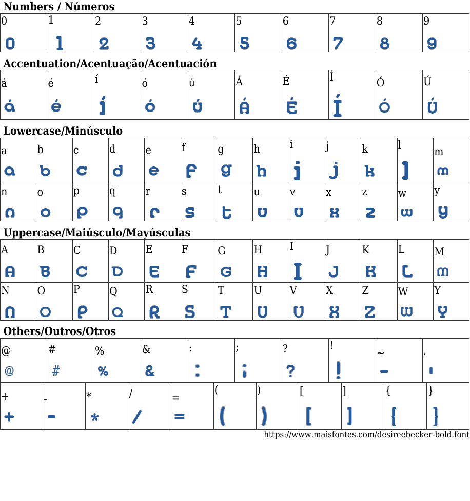 Desiree Becker Bold: Free Font Download | MaisFontes