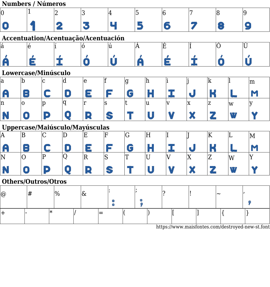 Destroyed New St: Baixar Fonte Grátis | MaisFontes