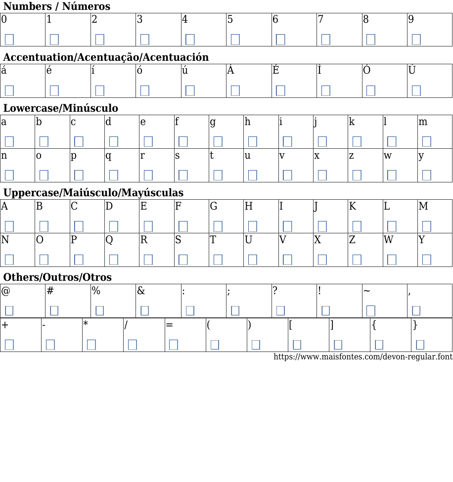 DEVON Regular: Baixar Fonte Grátis | MaisFontes