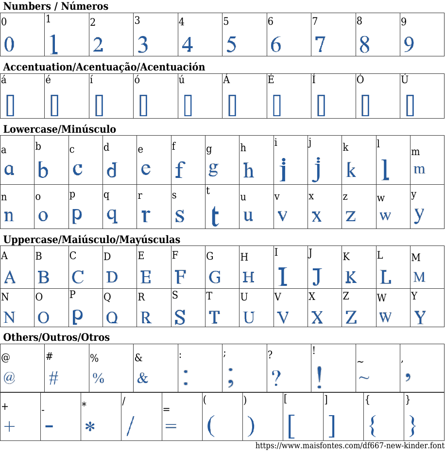 DF667 New Kinder: Baixar Fonte Grátis | MaisFontes