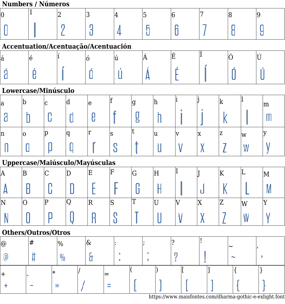 Dharma Gothic E ExtraLight: Free Font Download | MaisFontes