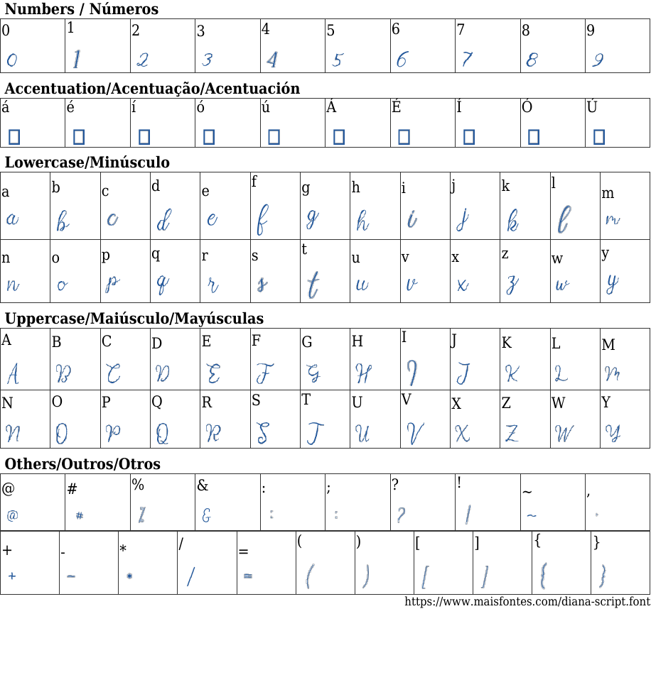 Diana Script: Free Font Download | MaisFontes