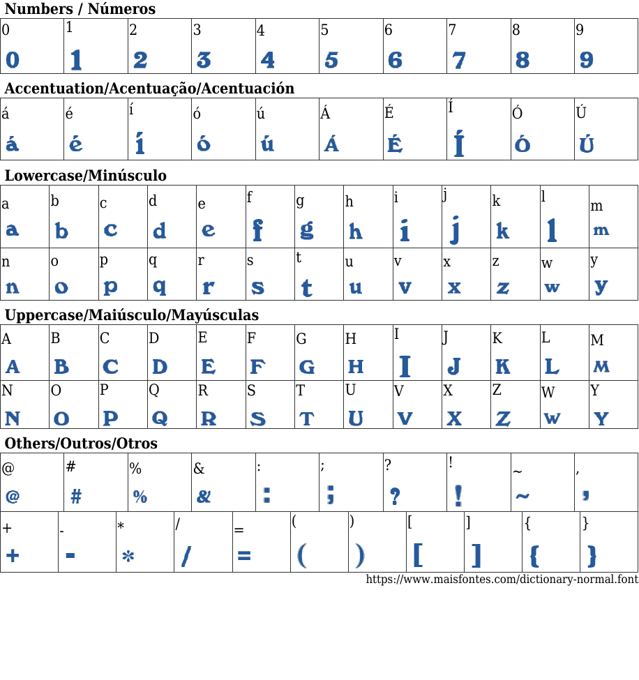 Dictionary Normal: Free Font Download | MaisFontes