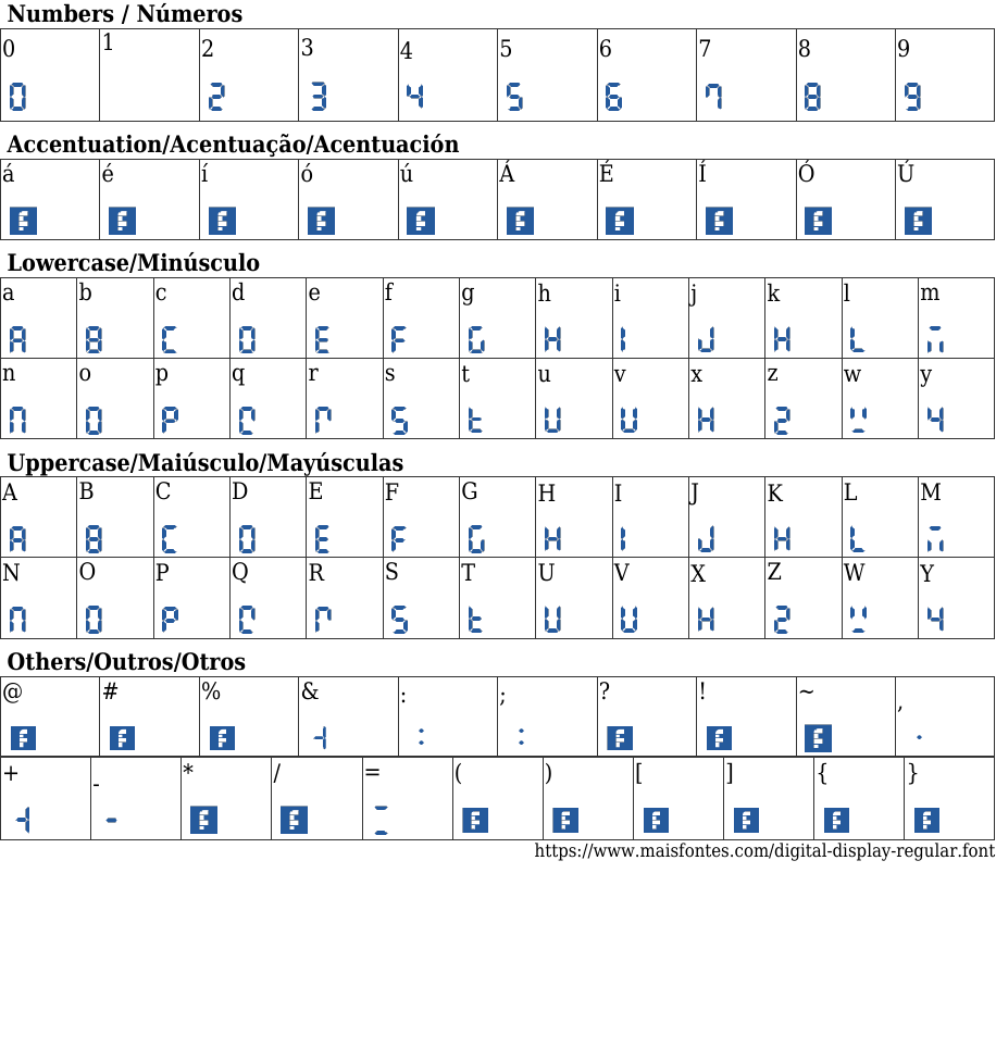 Digital Display Regular: Baixar Fonte Grátis | MaisFontes