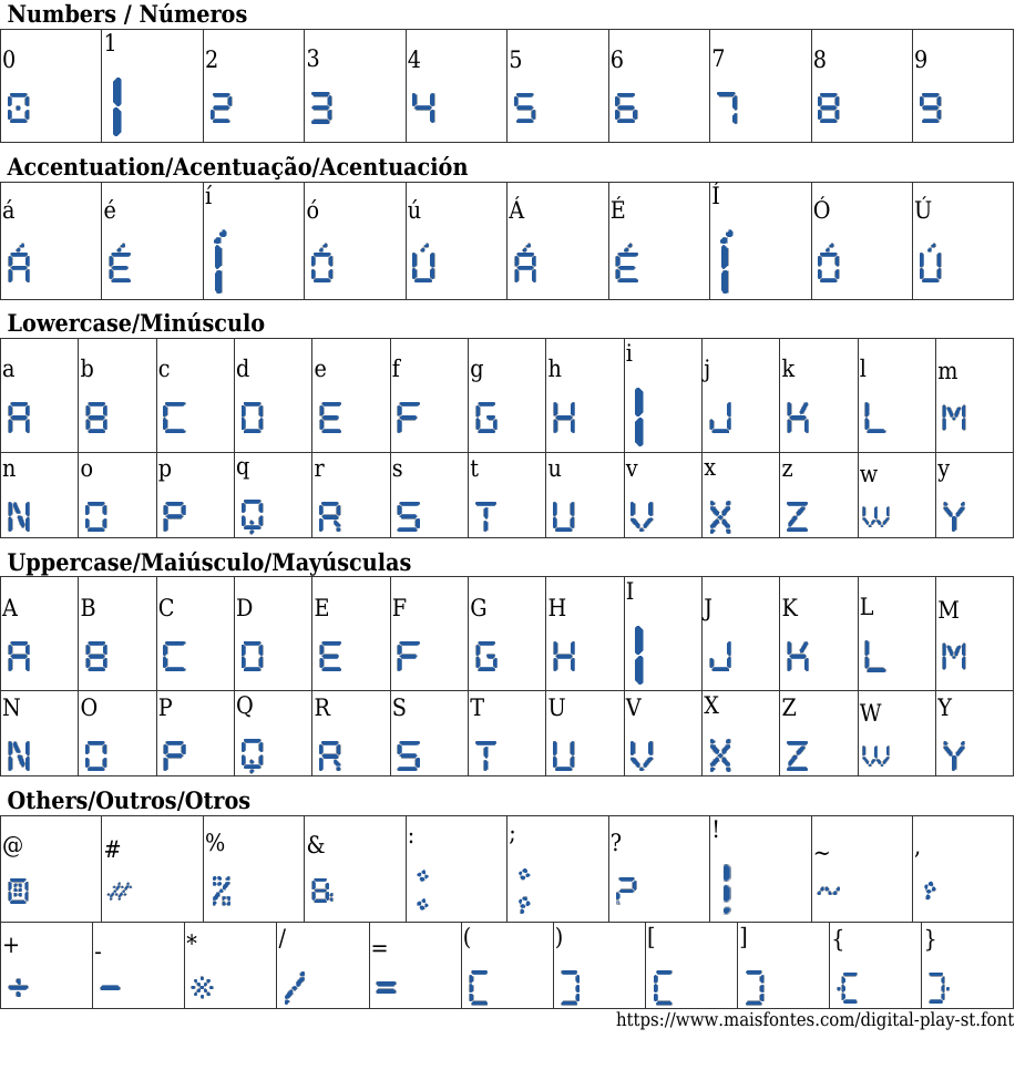 Digital Play St: Baixar Fonte Grátis | MaisFontes