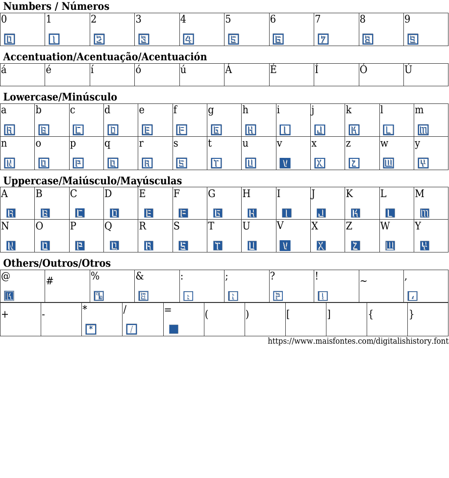 Digitalis History: Free Font Download | MaisFontes