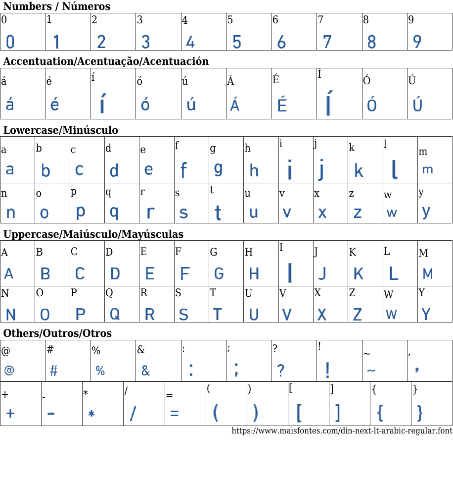 DIN Next LT Arabic Regular Font: Free Download | MaisFontes