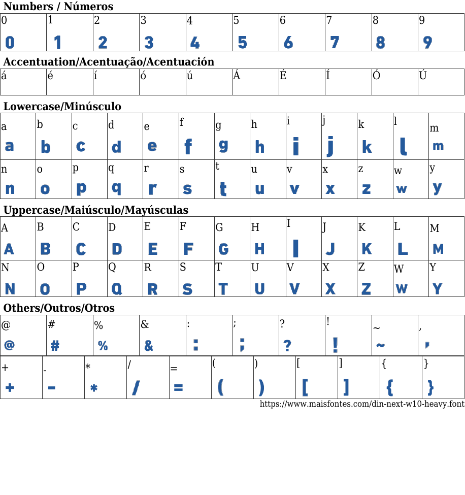 DIN Next W10 Heavy: Download Free Font | MaisFontes