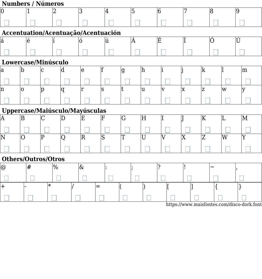 Disco Dork: Free Font Download | MaisFontes