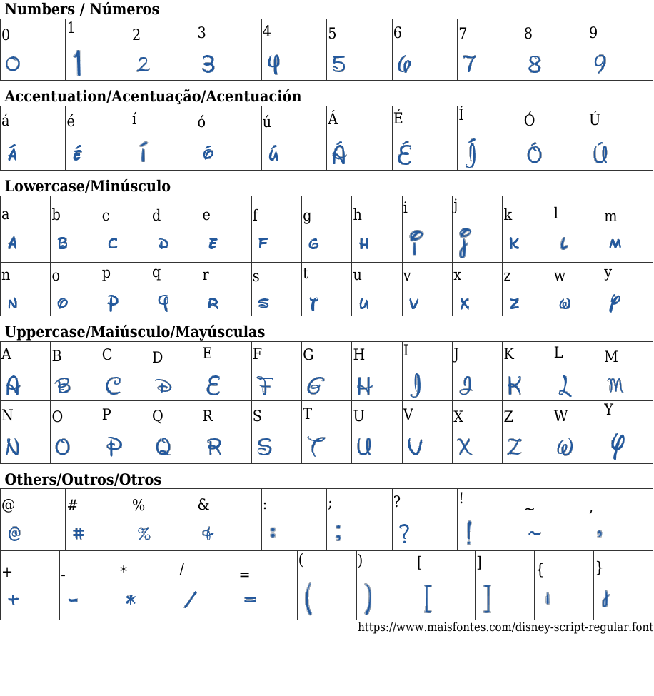 Disney Script Regular Font: Free Download | MaisFontes