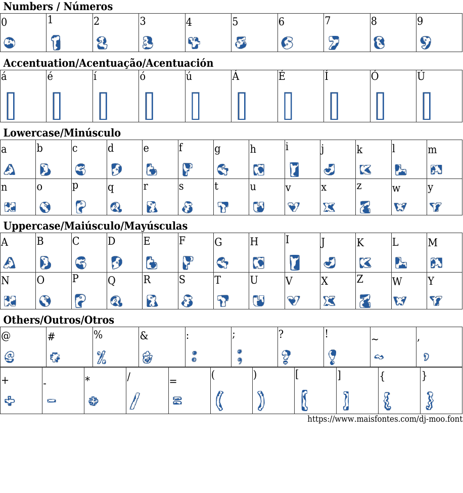 DJ Moo Font: Free Download | MaisFontes