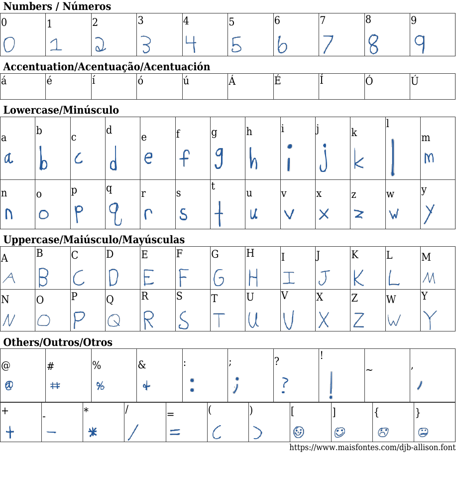 DJB ALLISON: Baixar Fonte Grátis | MaisFontes