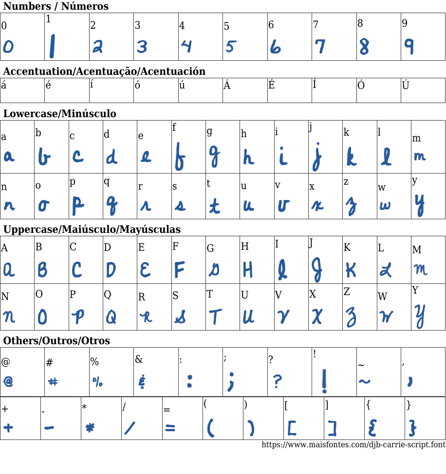 DJB CARRIE script: Free Font Download | MaisFontes