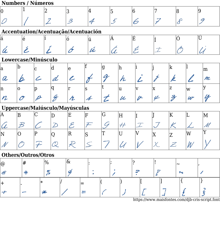 DJB CRIS script: Baixar Fonte Grátis | MaisFontes