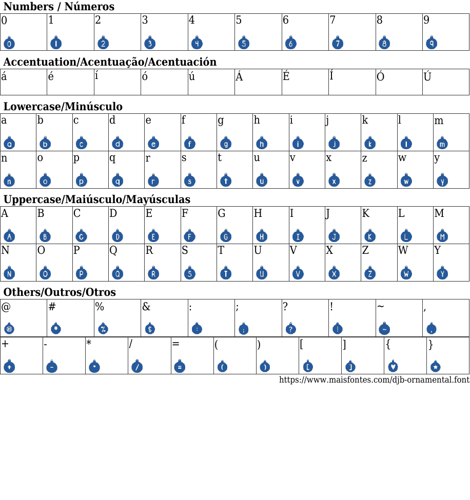 DJB Ornamental: Baixar Fonte Grátis | MaisFontes