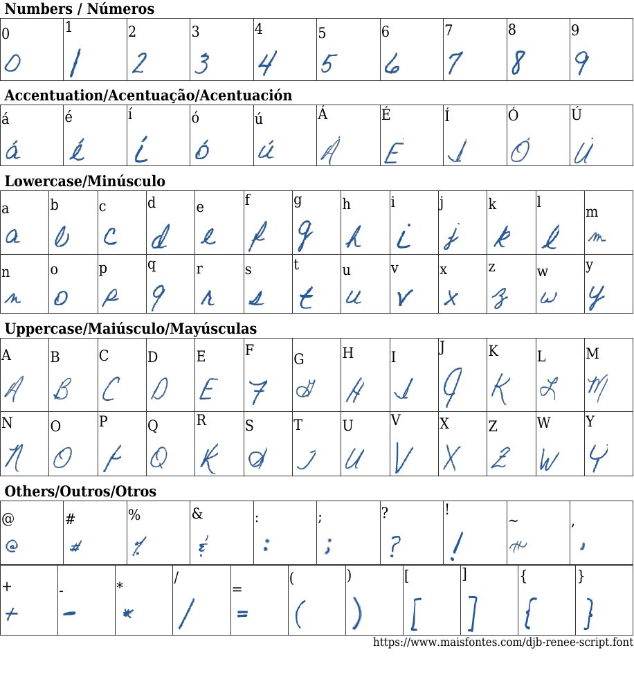 DJB RENEE script: Baixar Fonte Grátis | MaisFontes