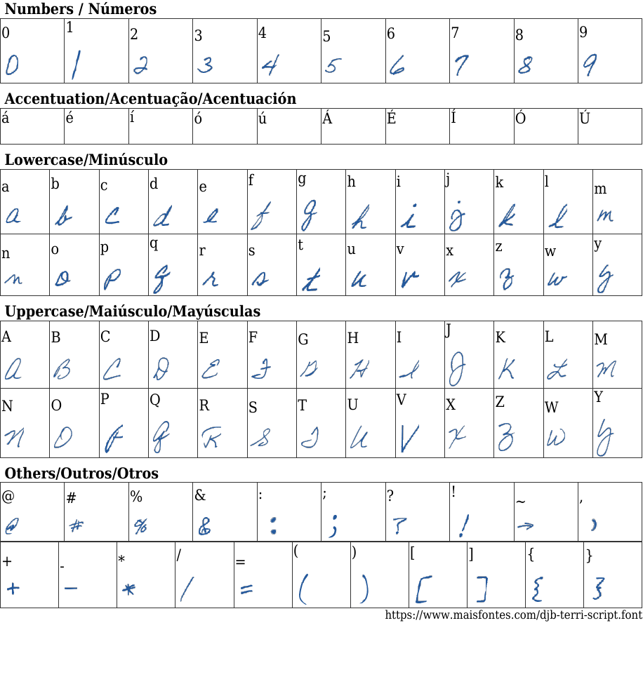 DJB TERRI script: Baixar Fonte Grátis | MaisFontes
