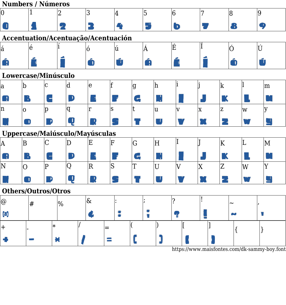 DK Sammy Boy: Baixar Fonte Grátis | MaisFontes