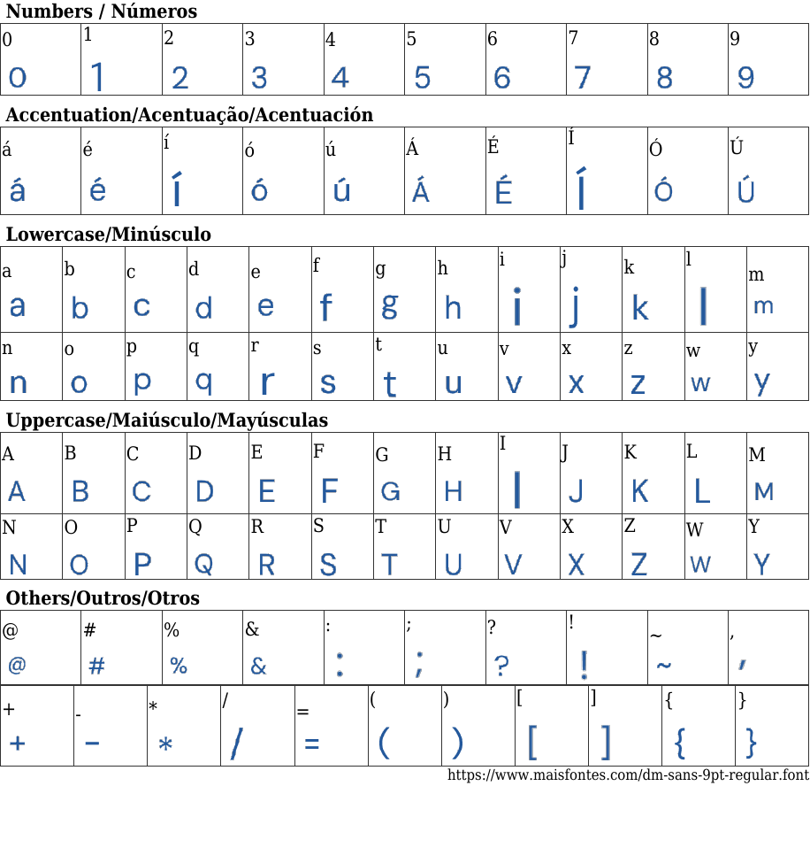 DM Sans 9pt Regular: Download Free Font | MaisFontes