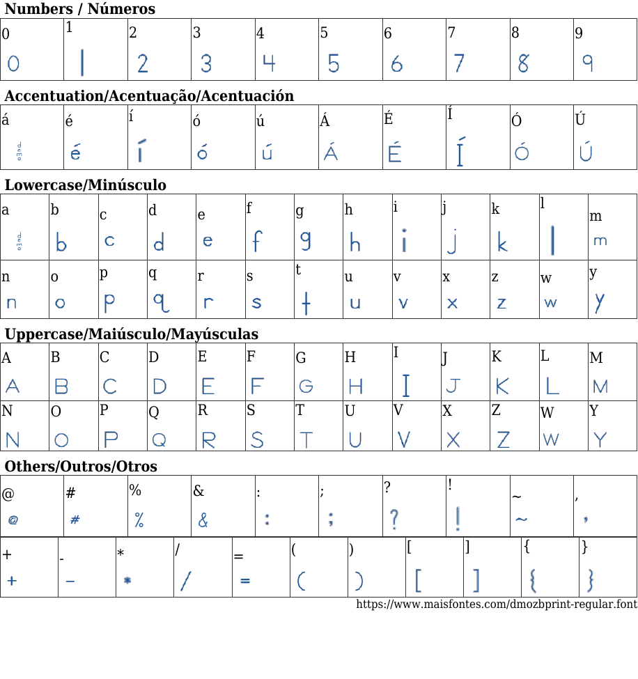 Dmo ZB Print Regular: Free Font Download | MaisFontes