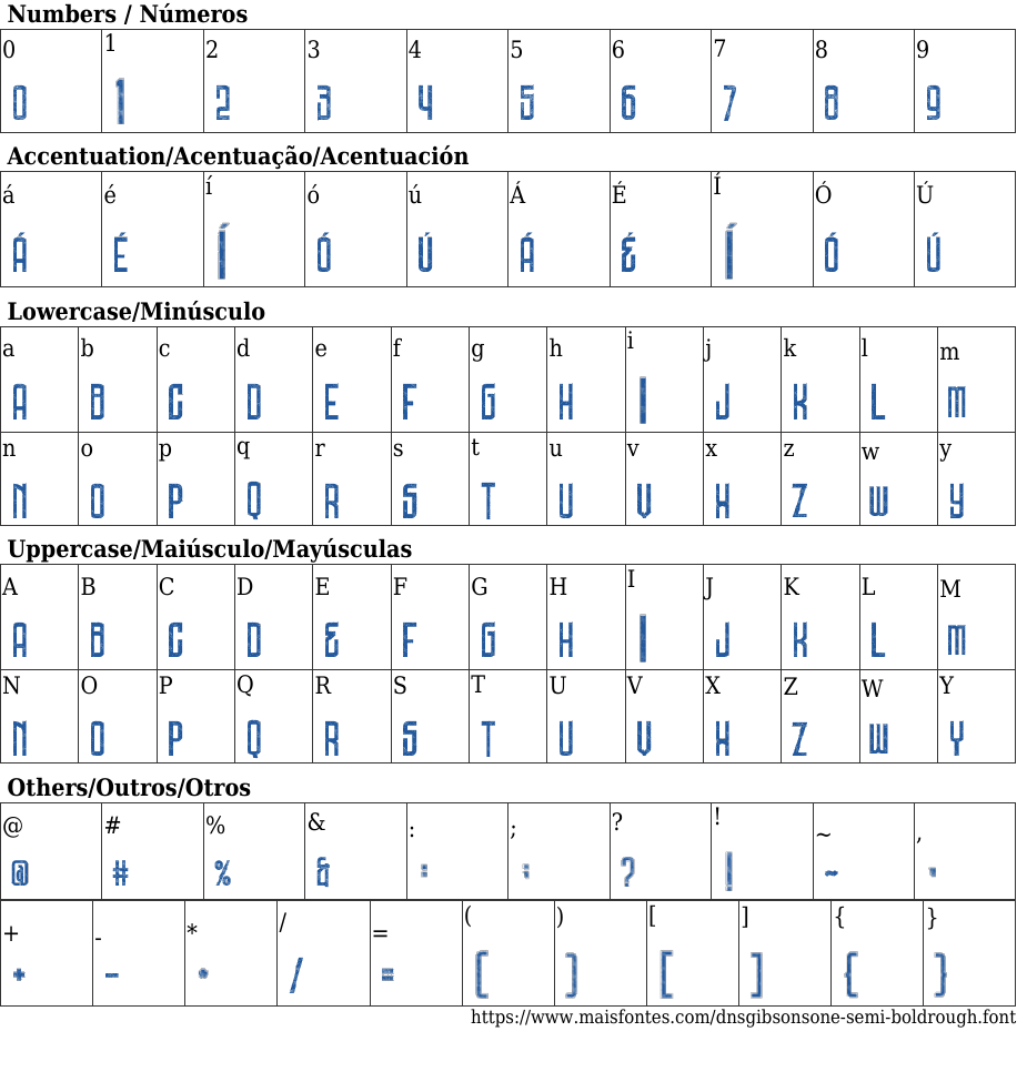 DNS Gibsons One Semi Bold Rough: Free Font Download | MaisFontes